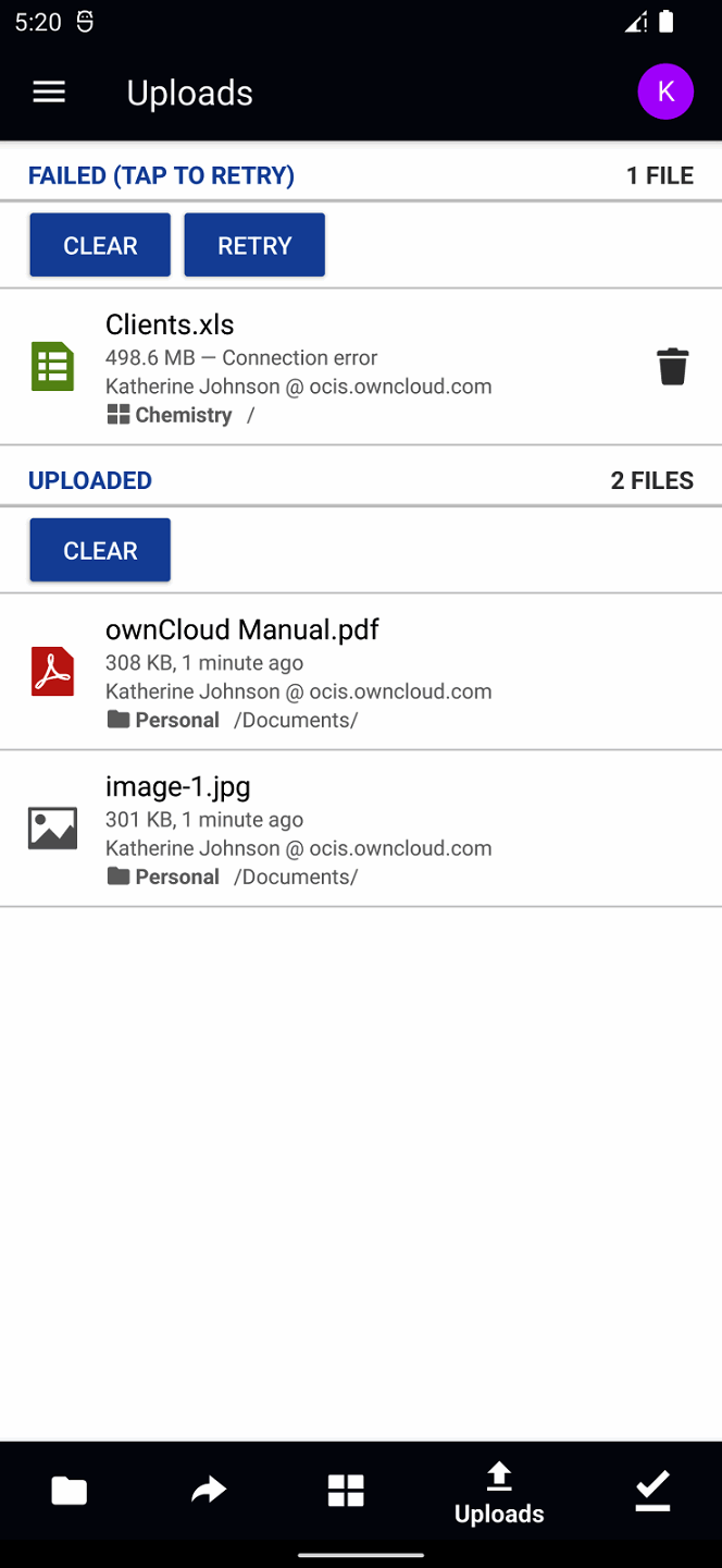 ownCloud Mobile app for iOS and Android Devices in 2025