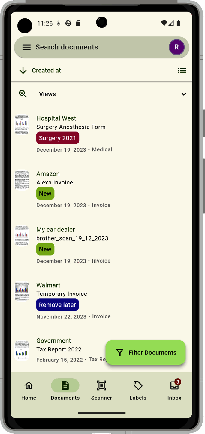 Paperless-home Mobile app for iOS and Android Devices in 2025