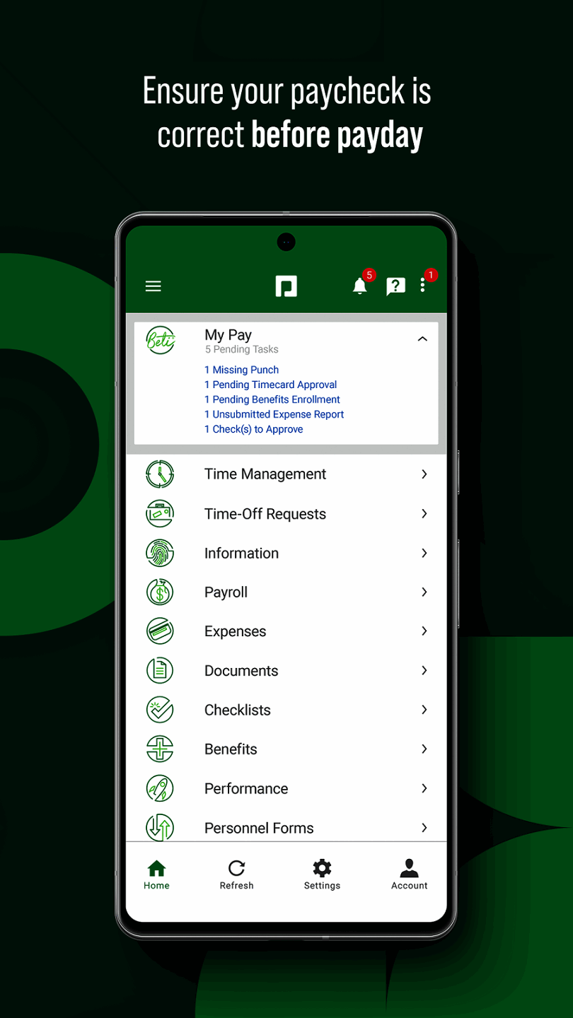 Paycom Mobile app for iOS and Android Devices in 2024