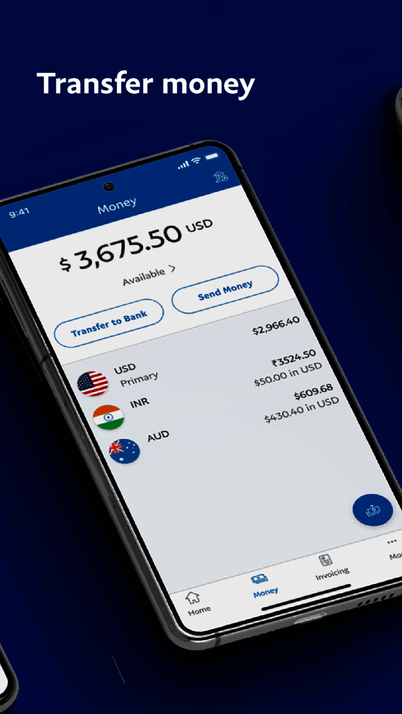 Paypal Mobile app for iOS and Android Devices in 2025