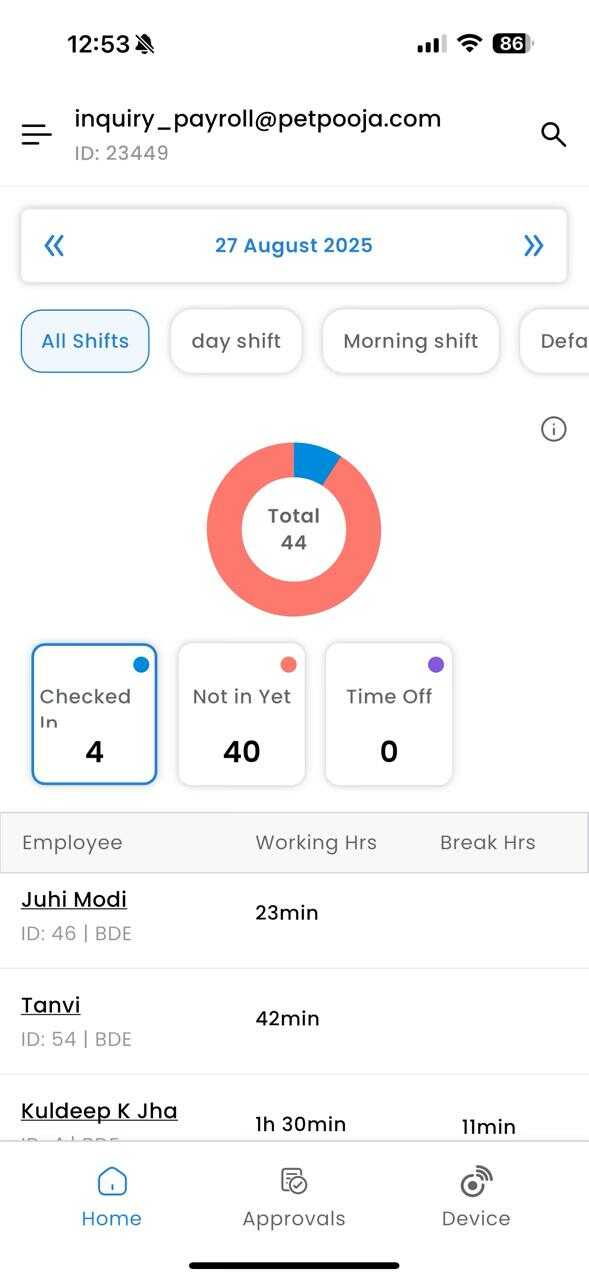 Petpooja Payroll Mobile app for iOS and Android Devices in 2025