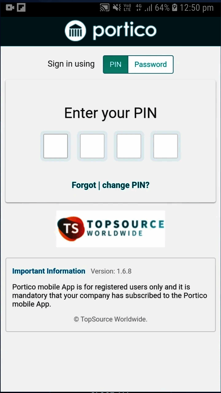 Portico Mobile app for iOS and Android Devices in 2025