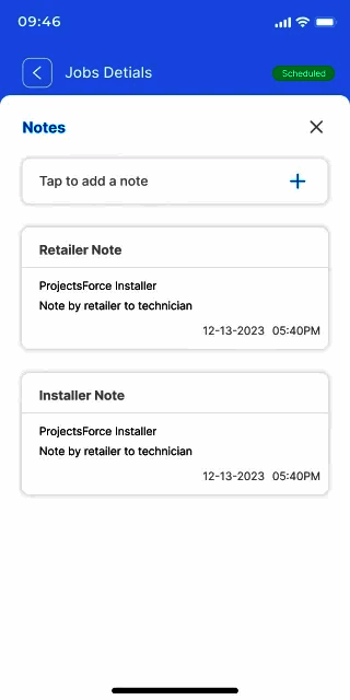 ProjectsForce Mobile app for iOS and Android Devices in 2025