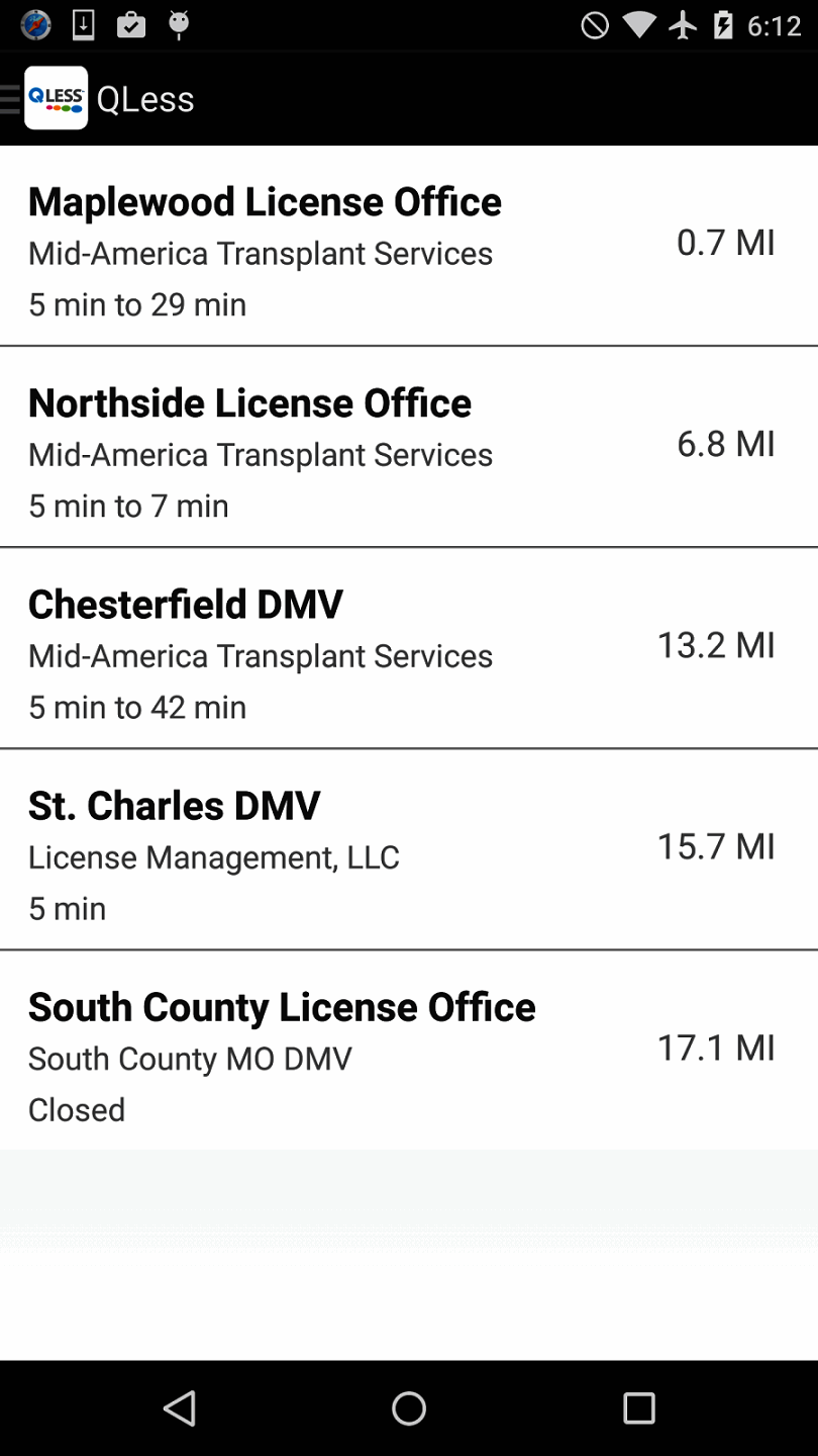 QLess Mobile app for iOS and Android Devices in 2025