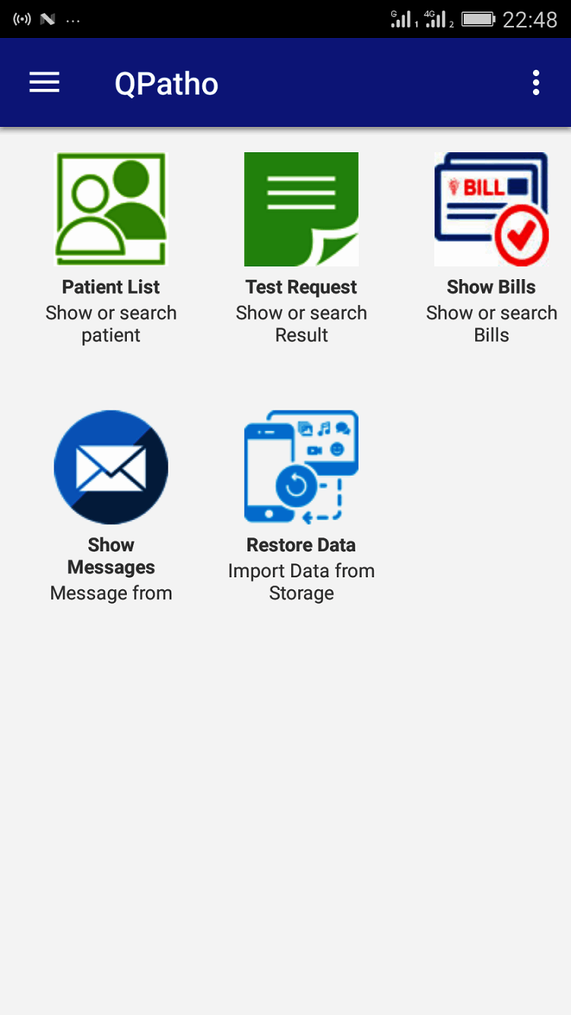 Qmarks Pathology Lab Mobile app for iOS and Android Devices in 2025