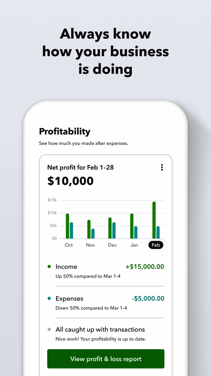 QuickBooks Online Mobile app for iOS and Android Devices in 2025