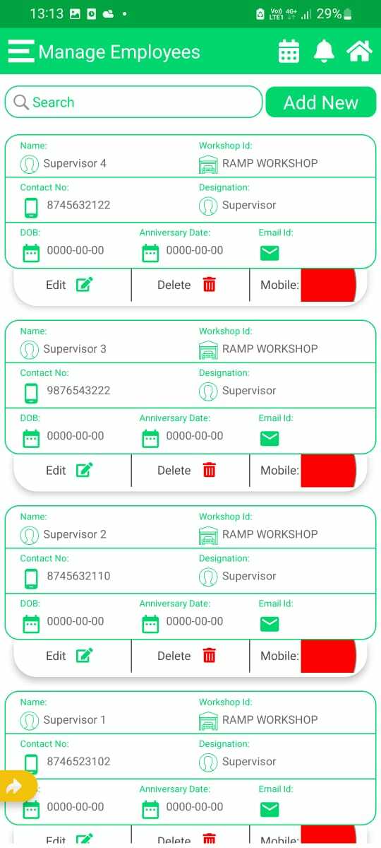 RAMP Garage Management Mobile app for iOS and Android Devices in 2025