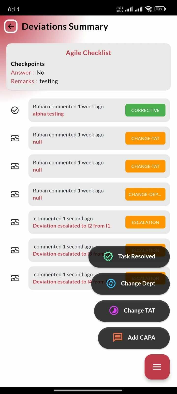 Reallist Digital Checklist Mobile app for iOS and Android Devices in 2025