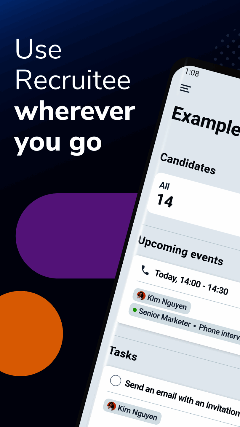 Tellent Recruitee Mobile app for iOS and Android Devices in 2025