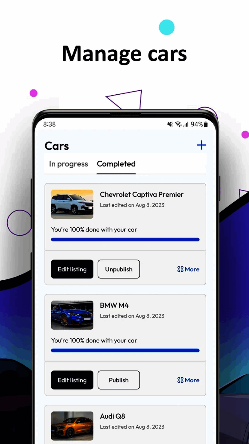 RentALL Cars Mobile app for iOS and Android Devices in 2025