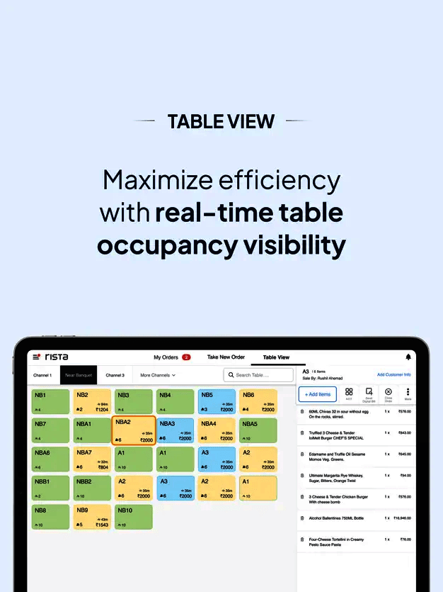Rista POS Mobile app for iOS and Android Devices in 2025