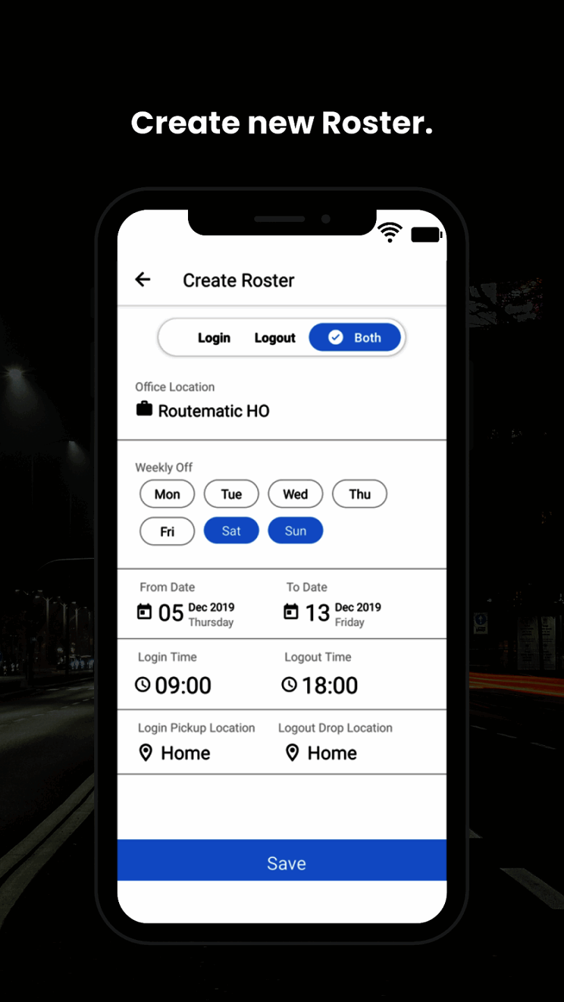 Routematic Mobile app for iOS and Android Devices in 2025