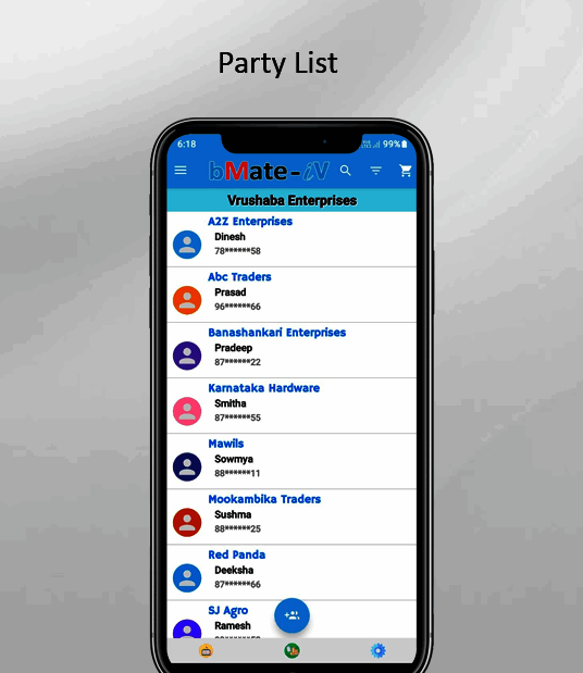 Saara bMate 9.9 easy ERP Mobile app for iOS and Android Devices in 2025