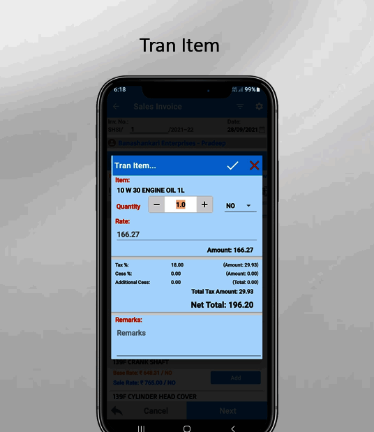 Saara bMate 9.9 easy ERP Mobile app for iOS and Android Devices in 2025