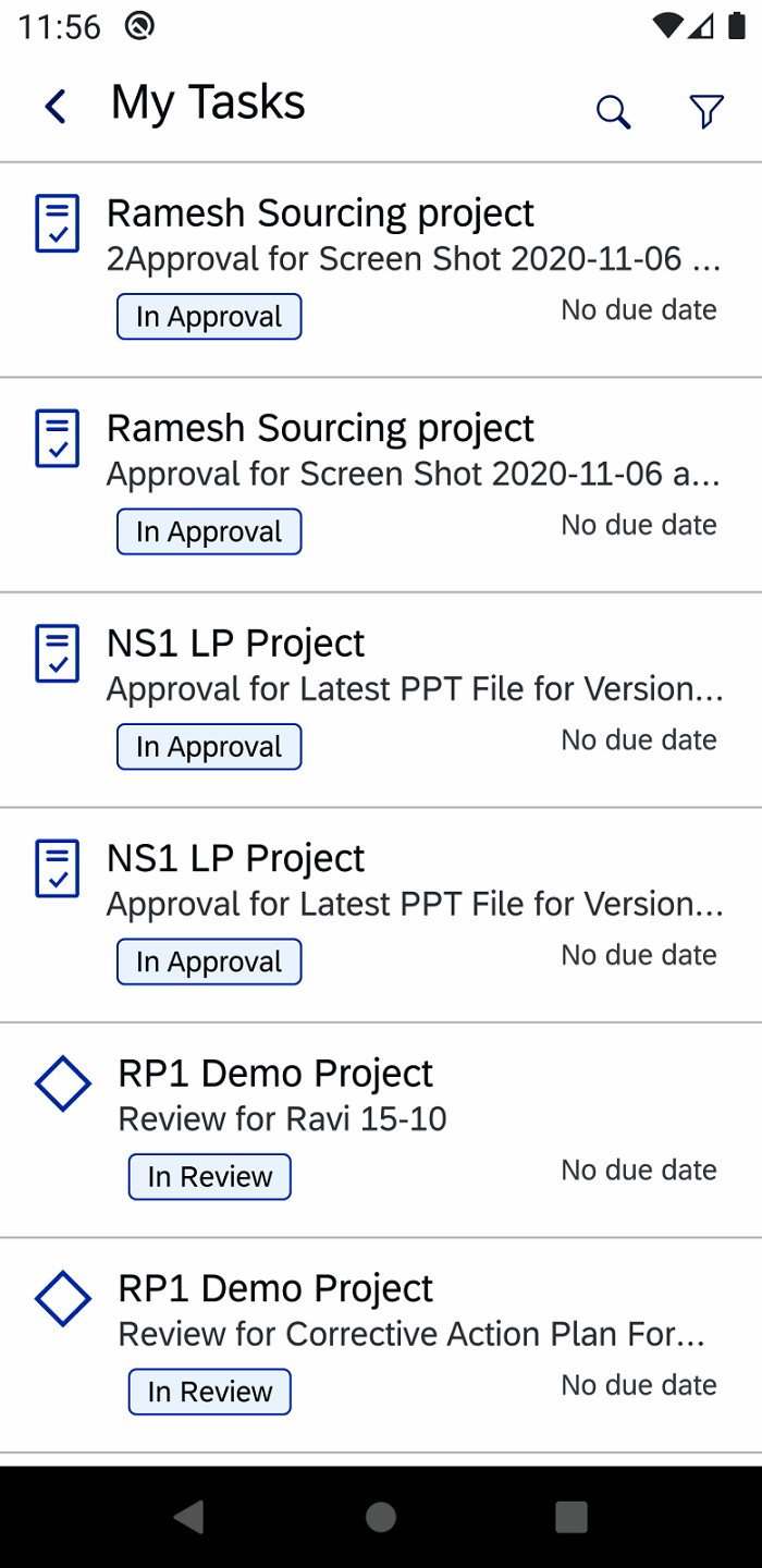 SAP Ariba Mobile app for iOS and Android Devices in 2025