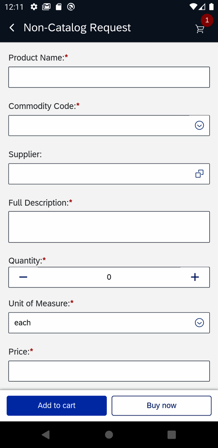 SAP Ariba Mobile app for iOS and Android Devices in 2025