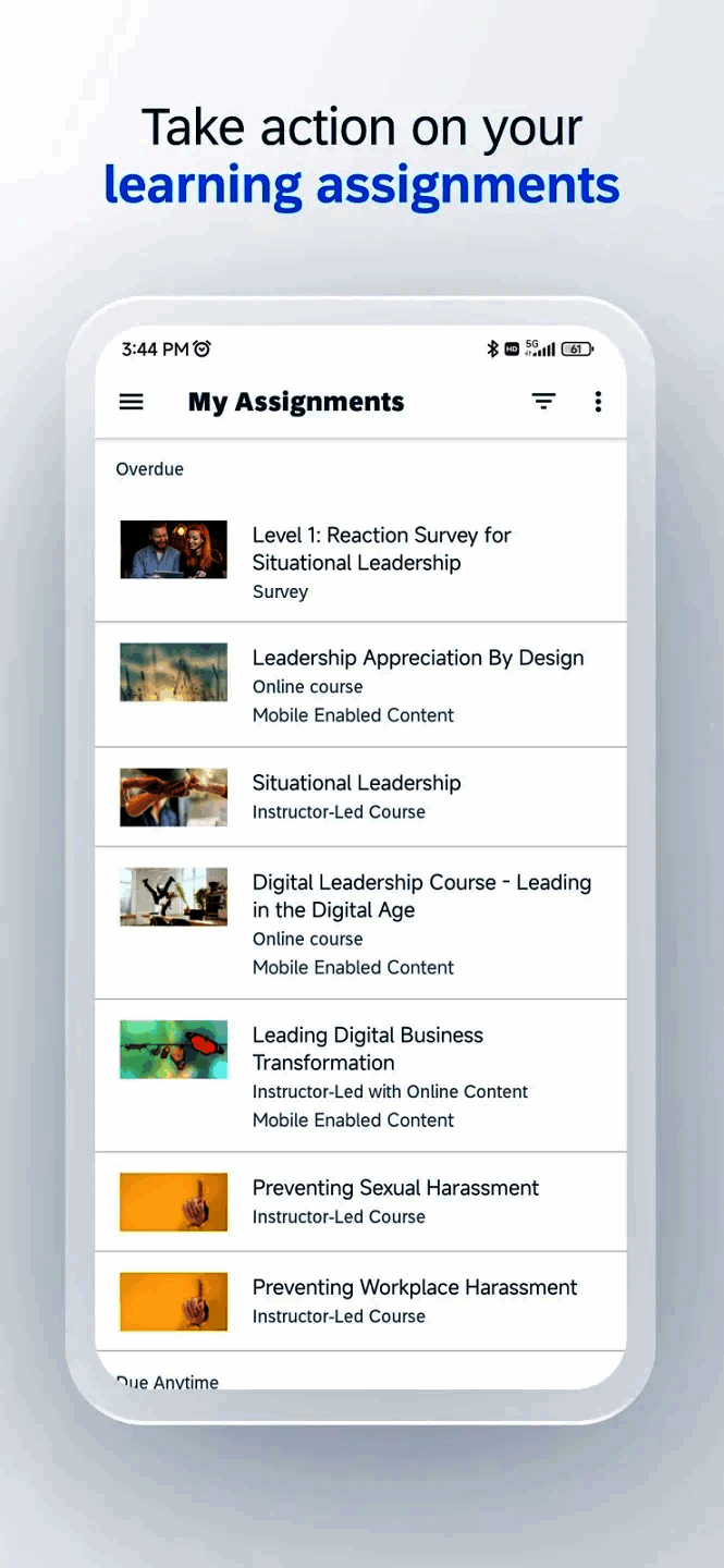 SAP SuccessFactors Mobile app for iOS and Android Devices in 2025