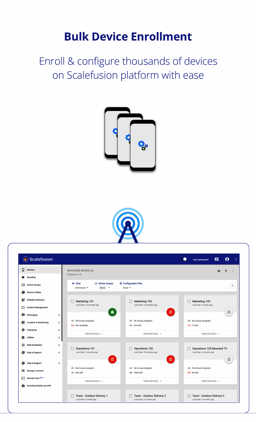 Scalefusion Mobile app for iOS and Android Devices in 2025