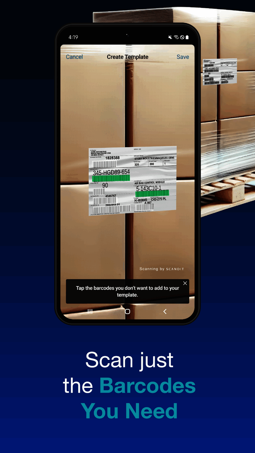 Scandit Mobile app for iOS and Android Devices in 2025