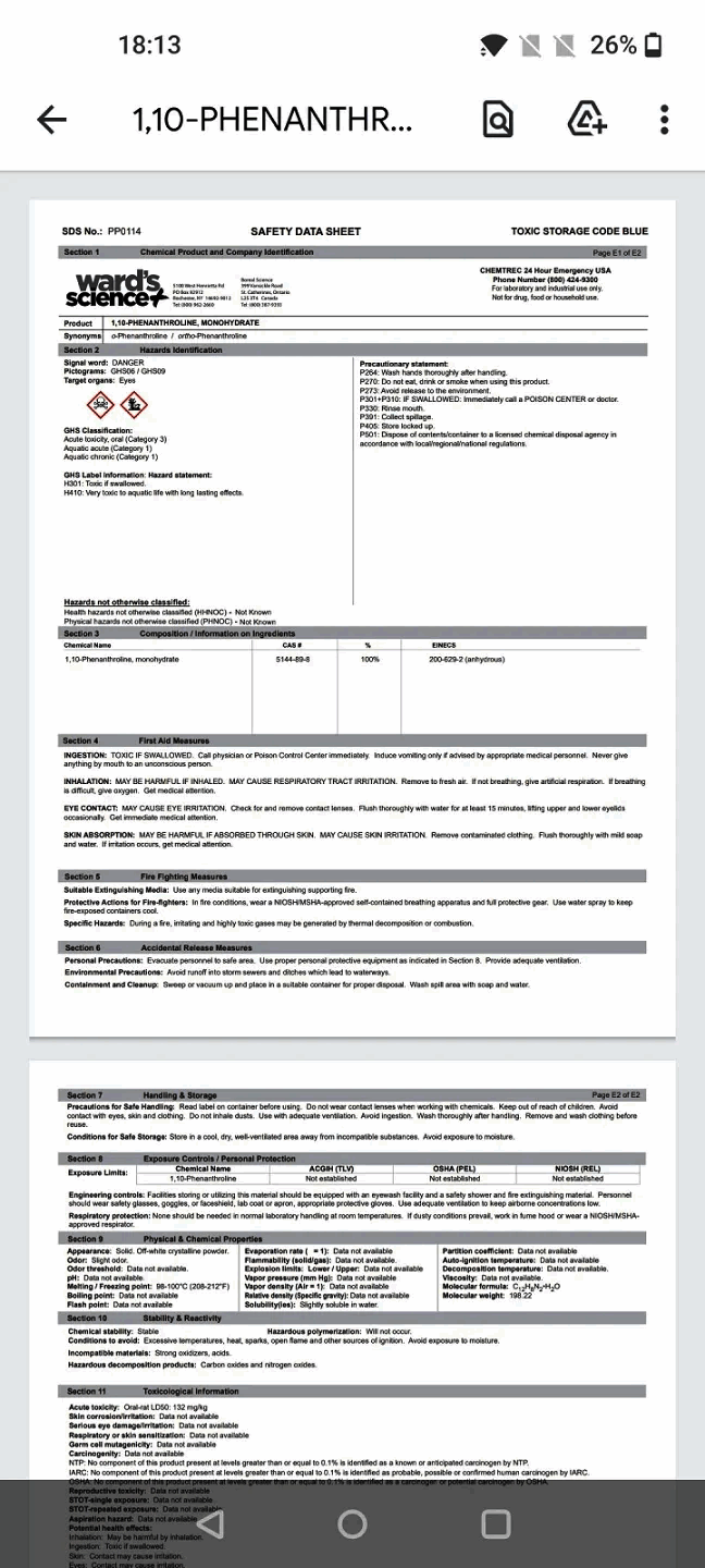 SDS Management by CanadaSDS Mobile app for iOS and Android Devices in 2025