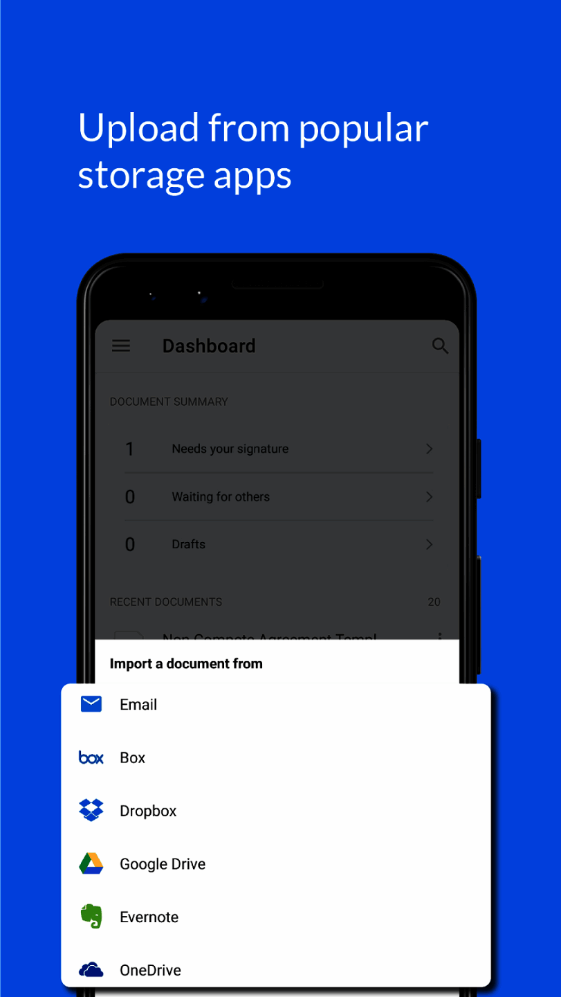 SignEasy Mobile app for iOS and Android Devices in 2025