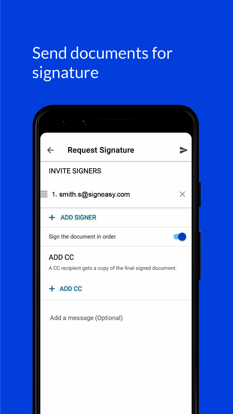 SignEasy Mobile app for iOS and Android Devices in 2025