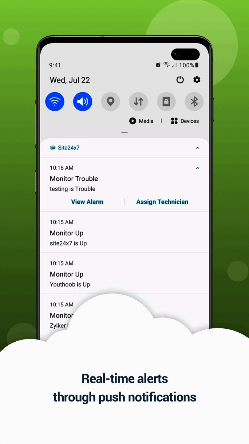 Site24x7 Mobile app for iOS and Android Devices in 2025
