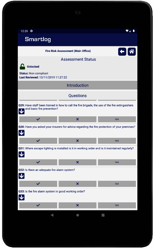 Smartlog Mobile app for iOS and Android Devices in 2025