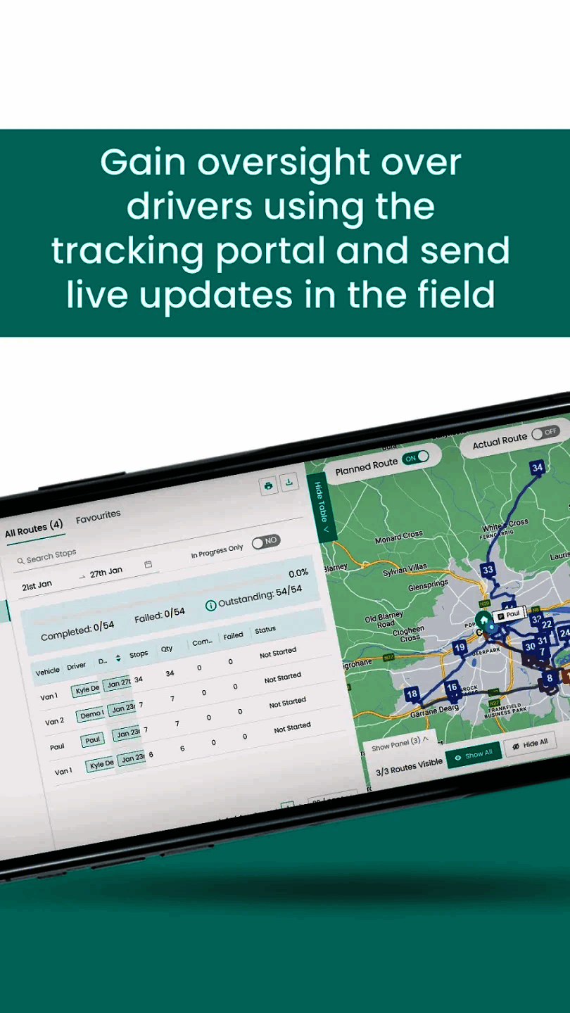 SmartRoutes Mobile app for iOS and Android Devices in 2025