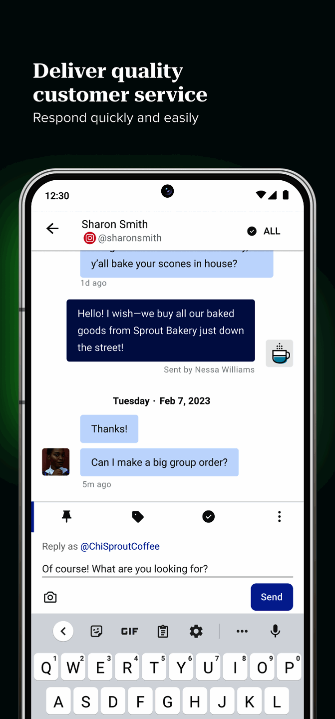 Sprout Social Mobile app for iOS and Android Devices in 2025