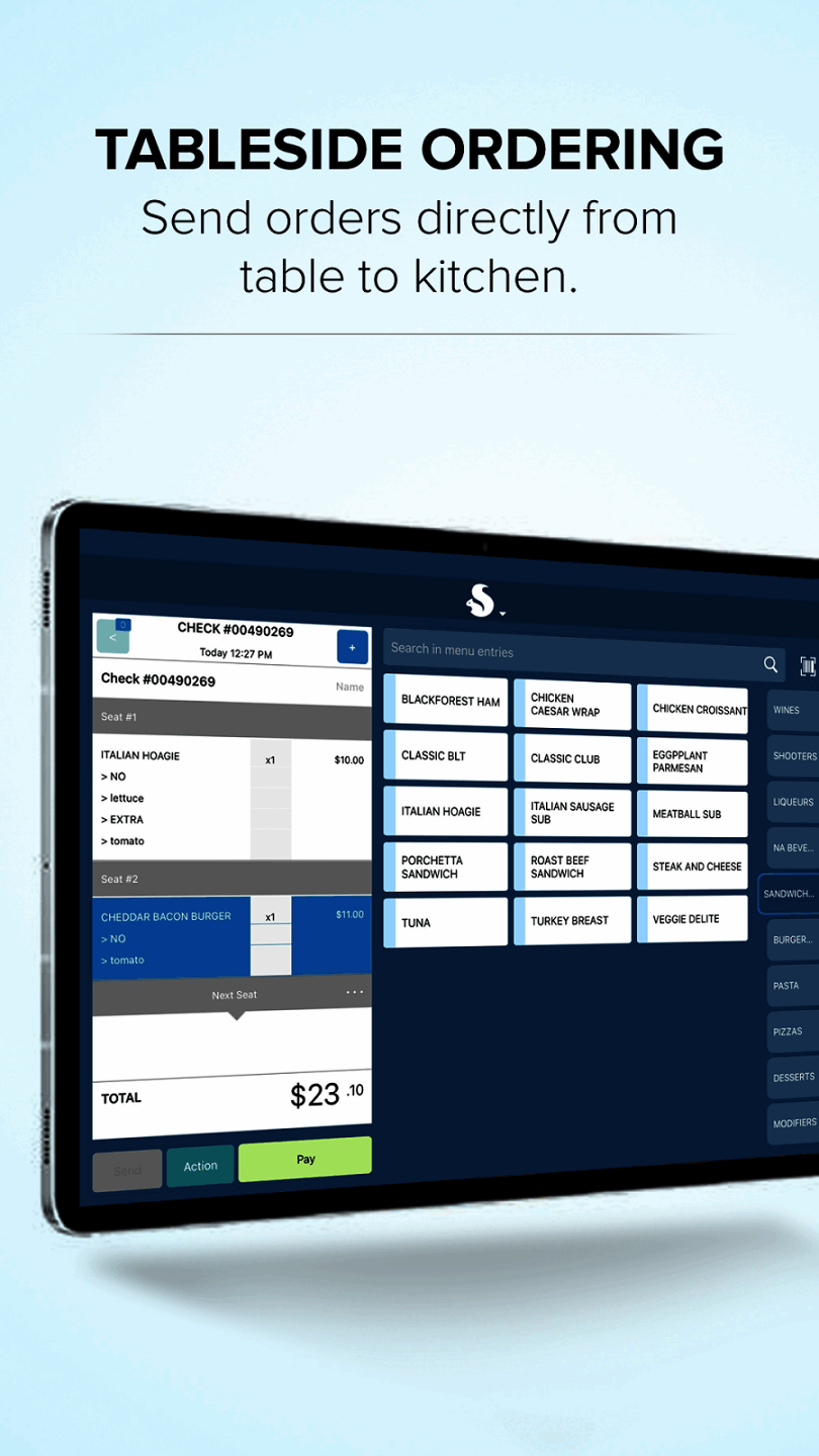 Squirrel POS Mobile app for iOS and Android Devices in 2025