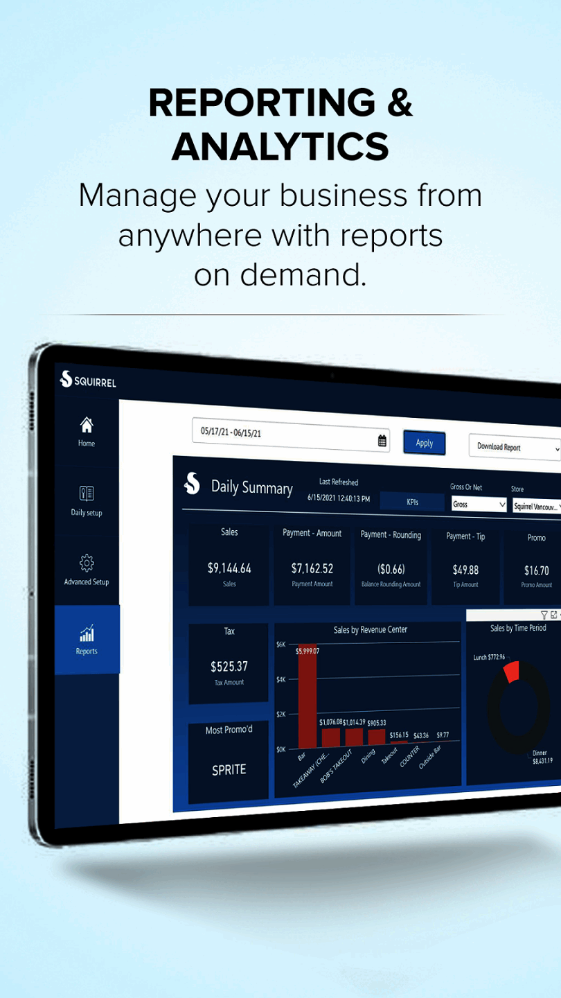 Squirrel POS Mobile app for iOS and Android Devices in 2025
