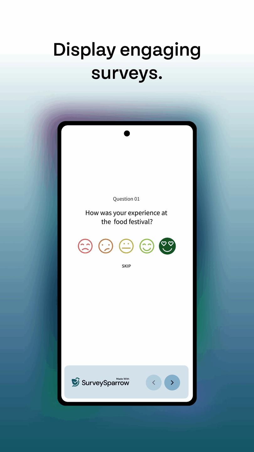 SurveySparrow Mobile app for iOS and Android Devices in 2025