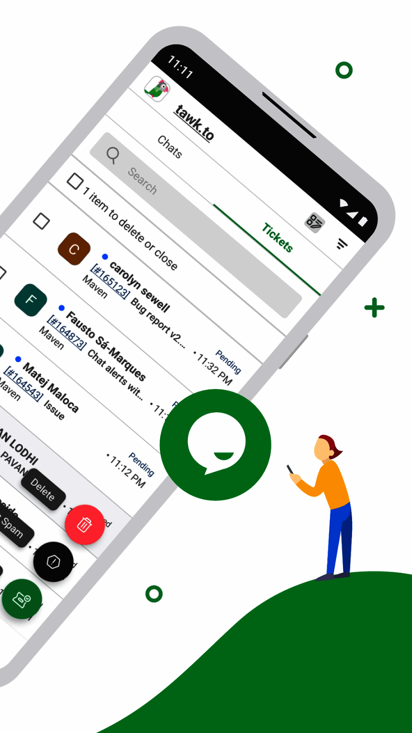 Tawk.to Mobile app for iOS and Android Devices in 2025