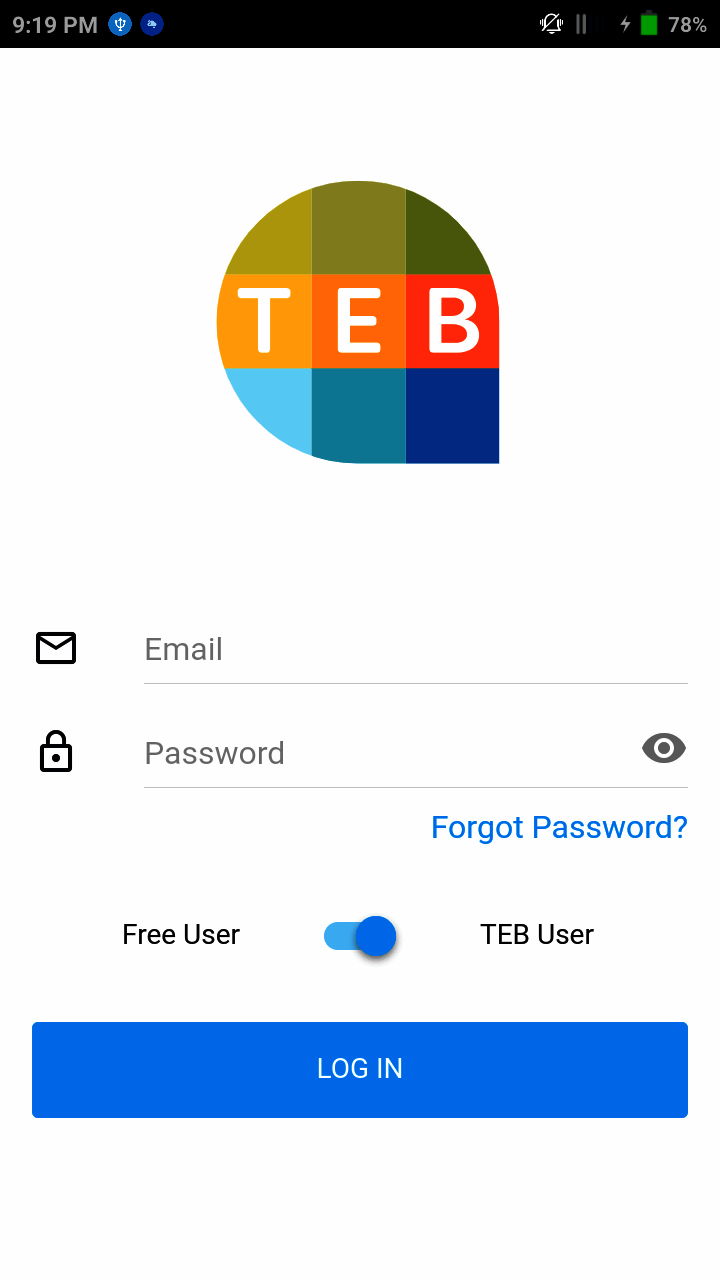 TEB Mobile app for iOS and Android Devices in 2025