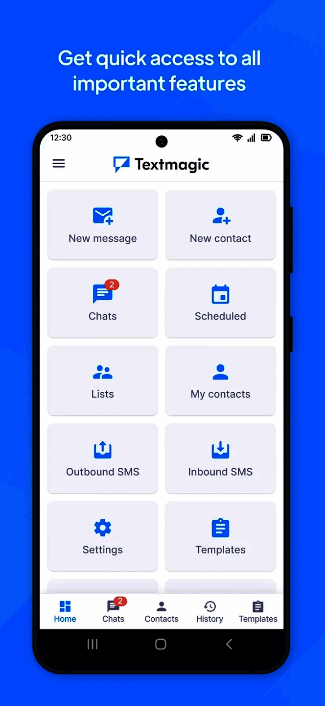 Textmagic Mobile app for iOS and Android Devices in 2025