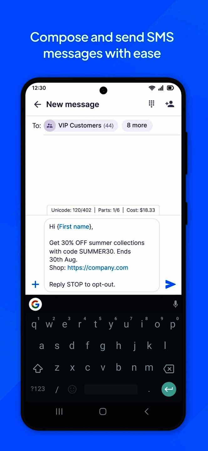 Textmagic Mobile app for iOS and Android Devices in 2025
