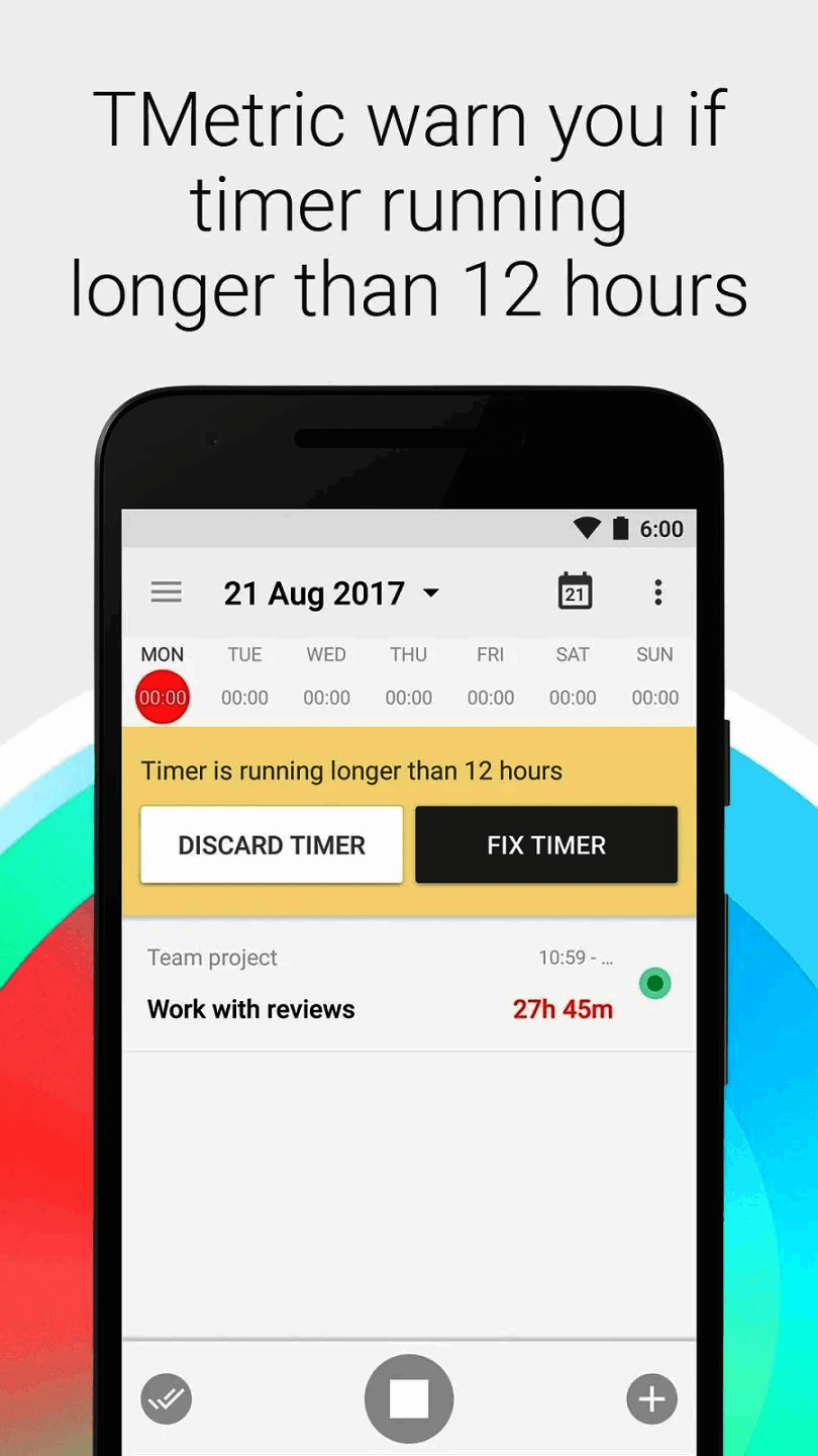TMetric - Free Time Tracker Mobile app for iOS and Android Devices in 2025