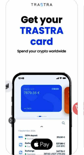 TRASTRA Mobile app for iOS and Android Devices in 2024