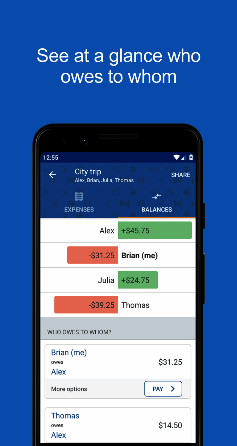 Tricount Mobile app for iOS and Android Devices in 2025