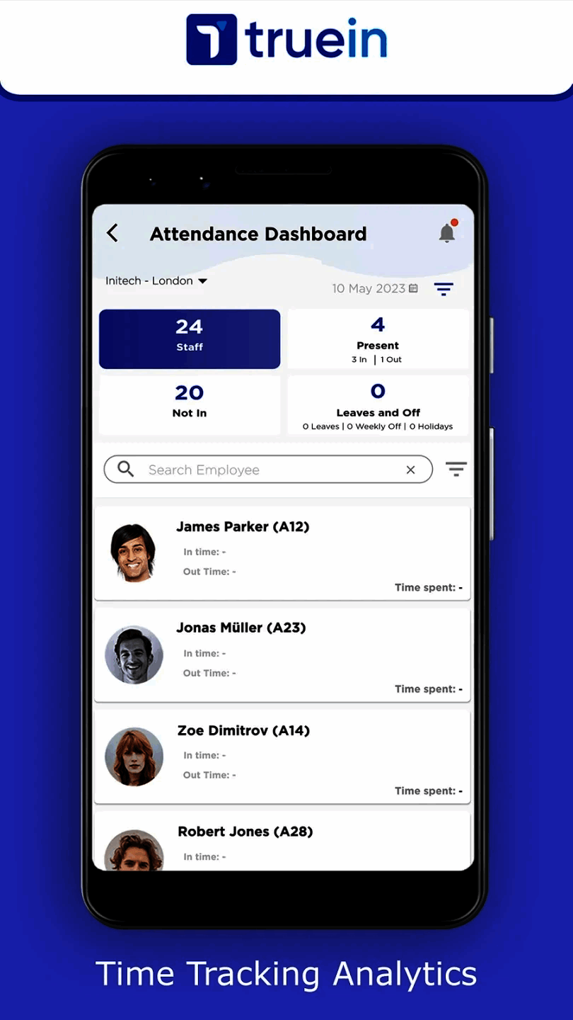 Truein Time And Attendance Mobile App For Ios And Android Devices In 2025