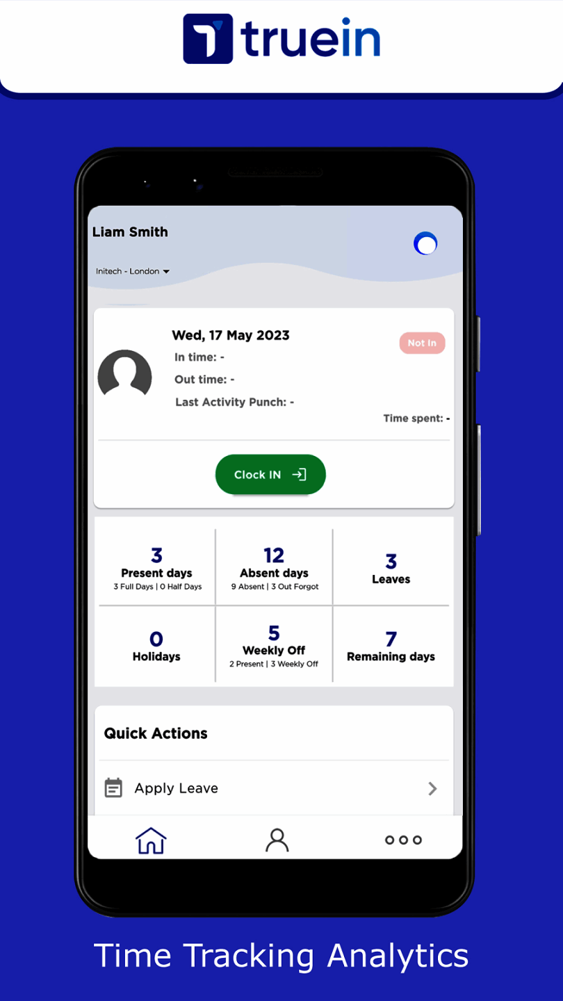 Truein Time & Attendance Mobile app for iOS and Android Devices in 2025