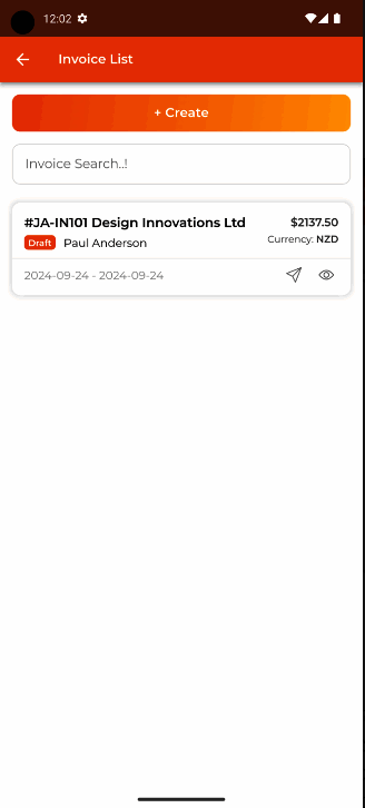 Unlimited Invoices Mobile app for iOS and Android Devices in 2025