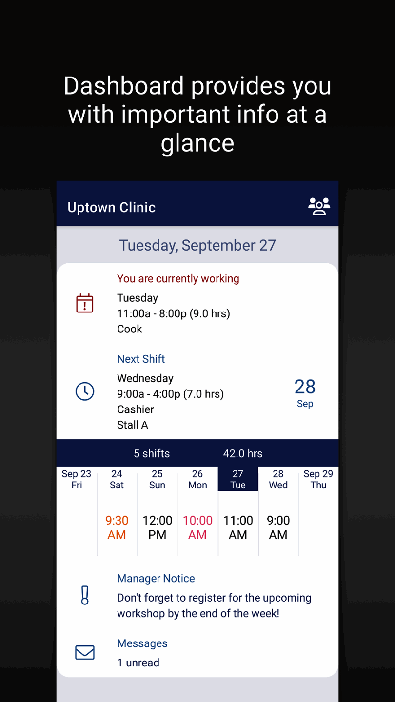WhenToWork Mobile app for iOS and Android Devices in 2025