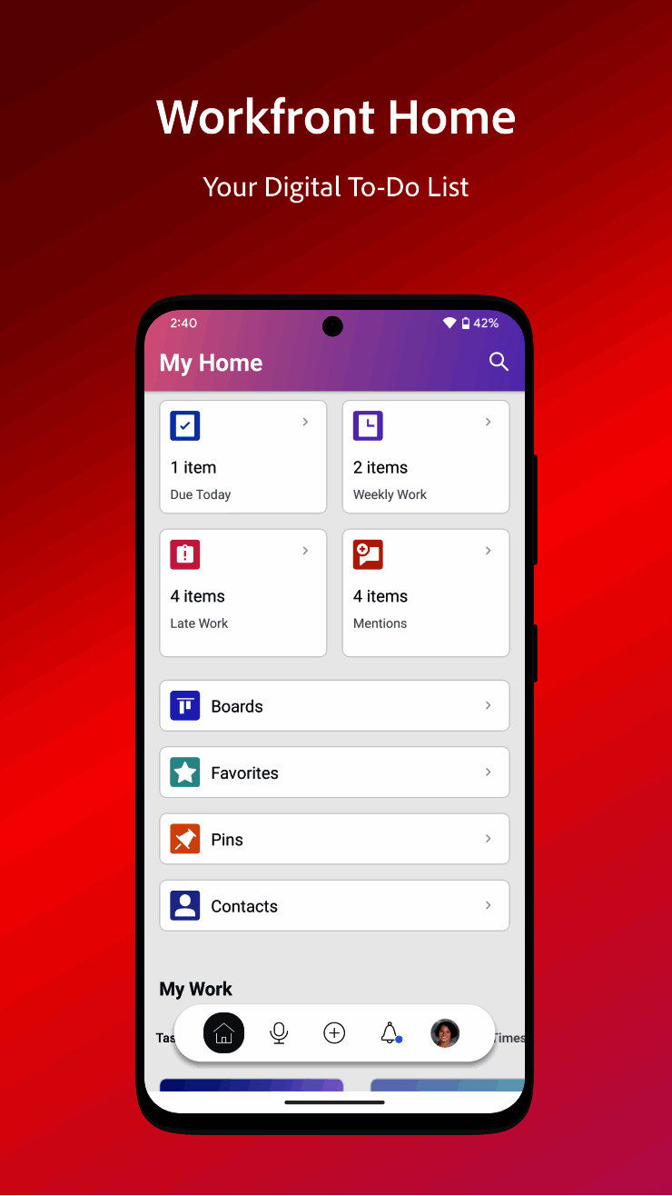 Adobe Workfront Mobile app for iOS and Android Devices in 2025