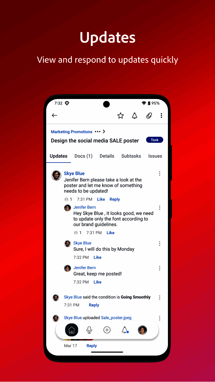 Adobe Workfront Mobile app for iOS and Android Devices in 2025