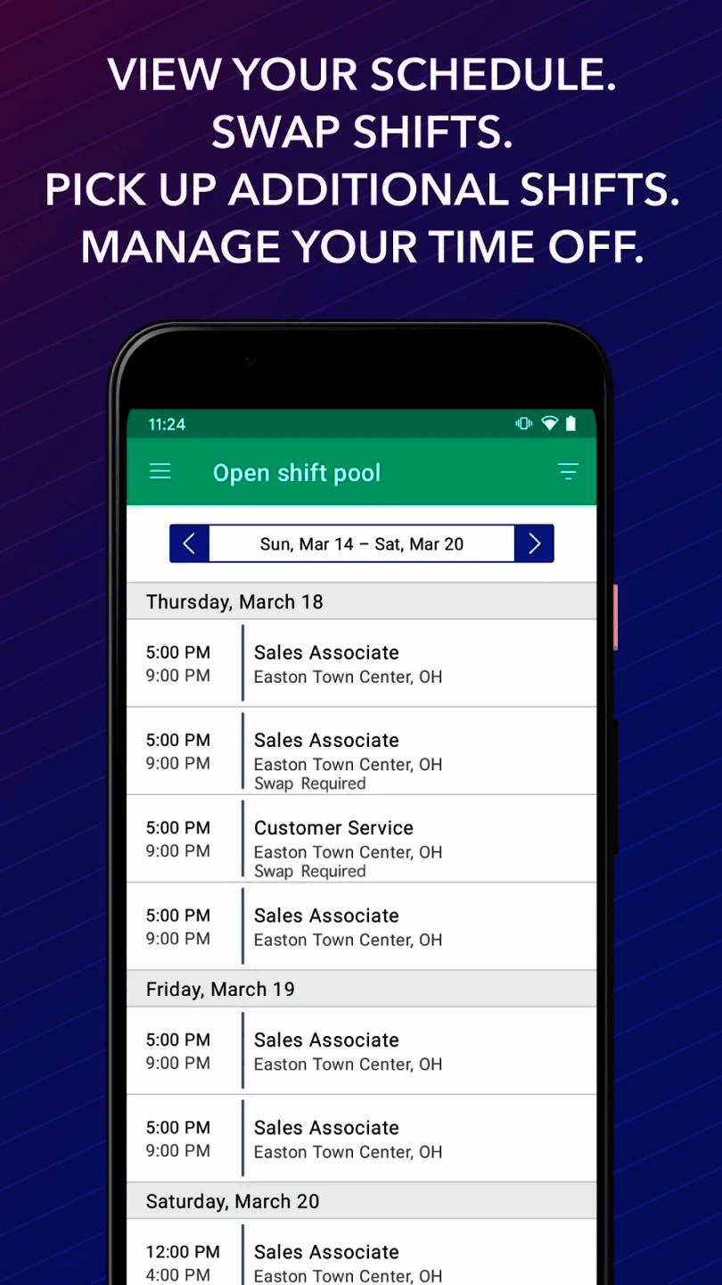 WorkJam Mobile app for iOS and Android Devices in 2025
