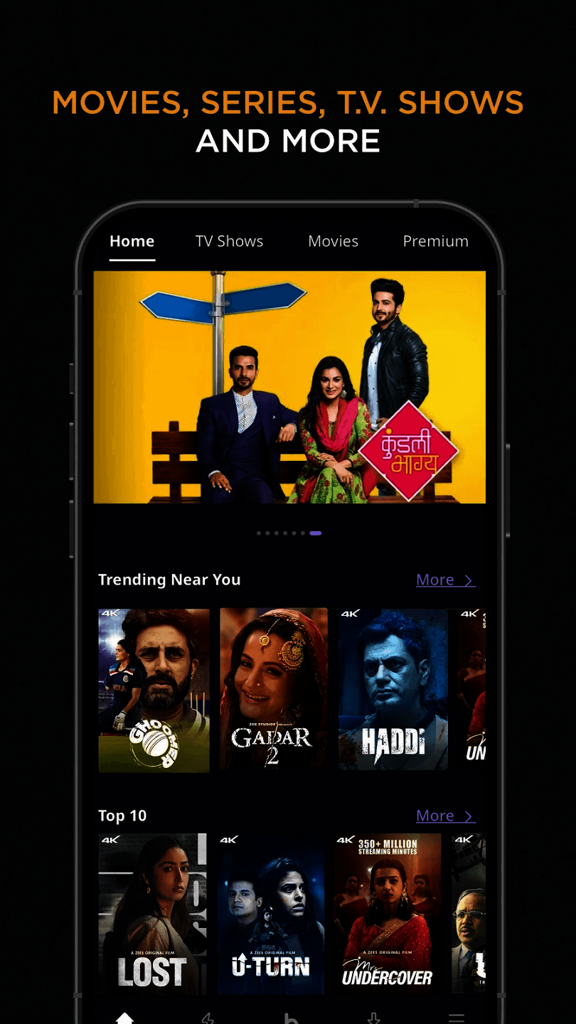 ZEE5 Mobile app for iOS and Android Devices in 2025
