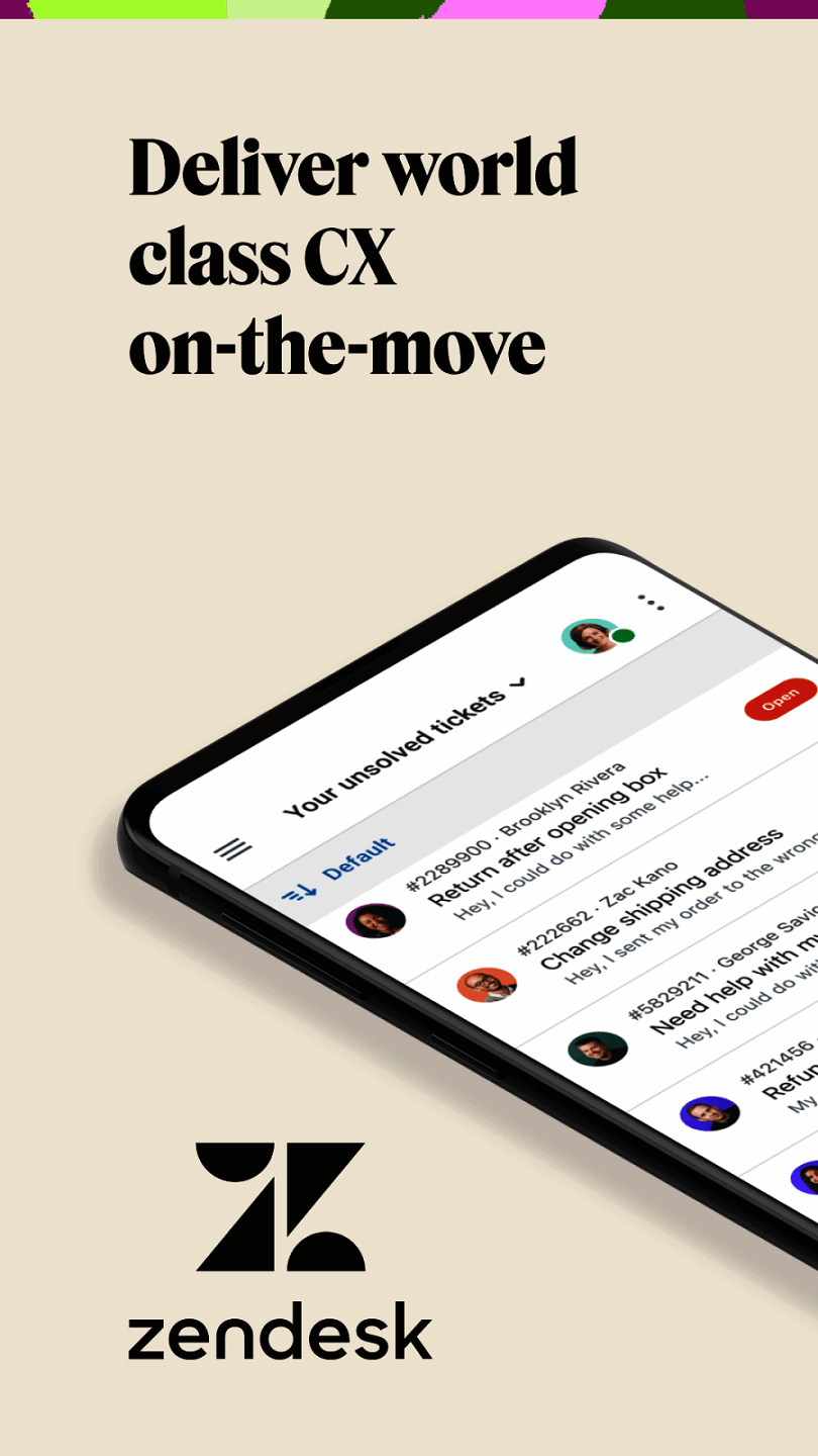 Zendesk Mobile app for iOS and Android Devices in 2025