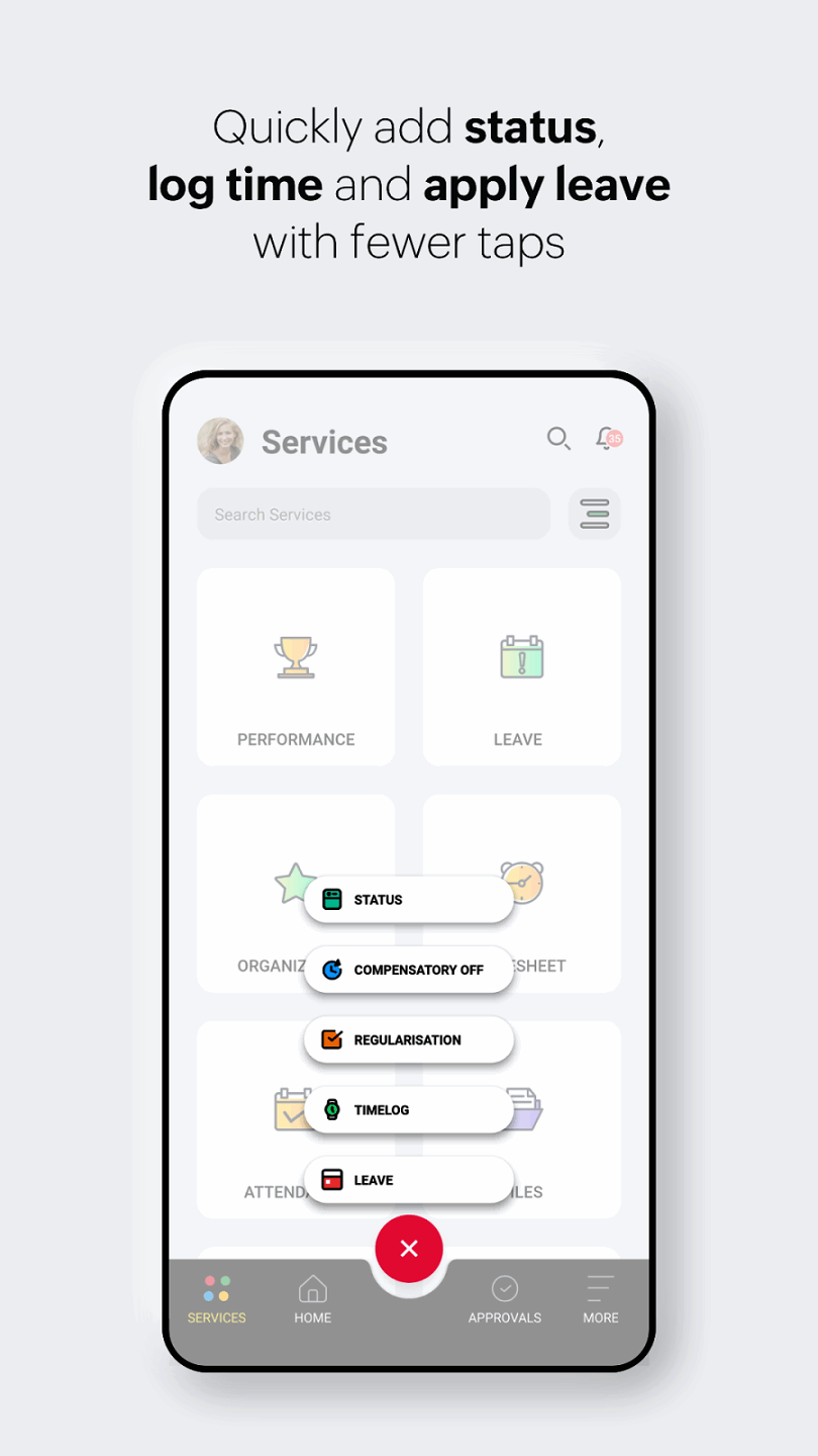 Zoho People Mobile app for iOS and Android Devices in 2025